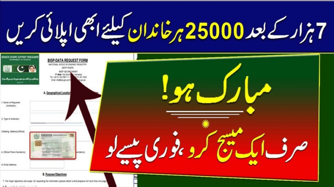 Benazir Income Support Programme Online Apply 2024 | 2024